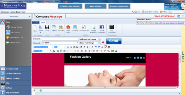 MorphyMail Free Email Marketing Software | Unlimited