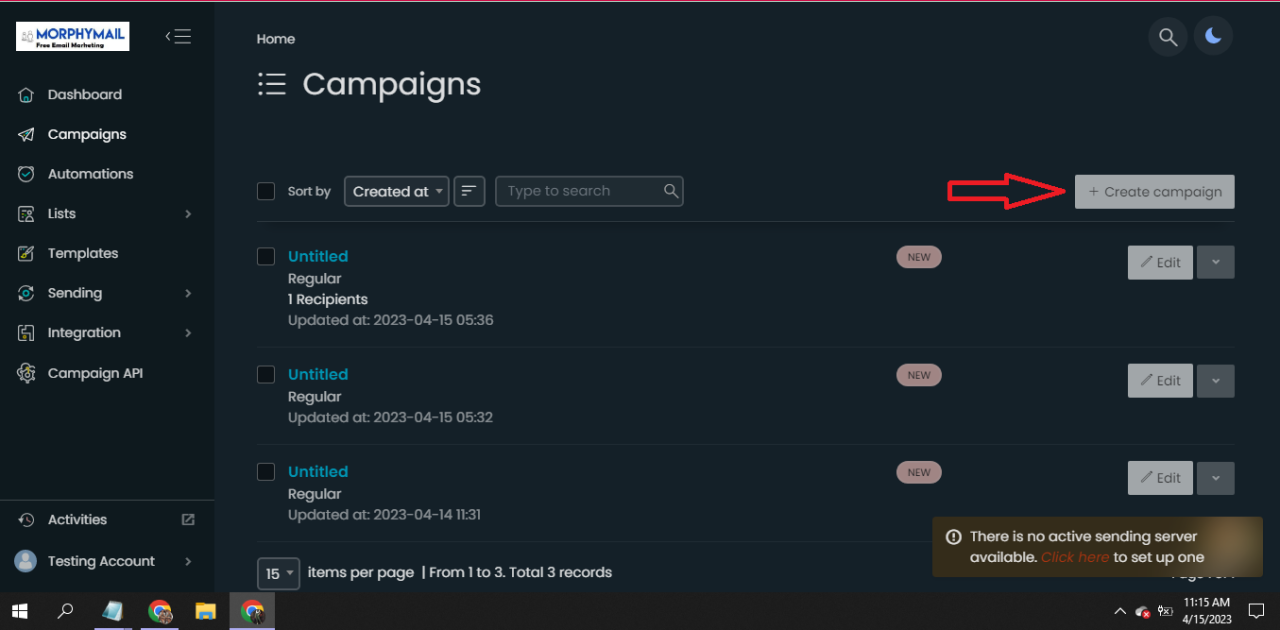 Morphymail web user manual - MorphyMail - 100% Free Email Marketing Software